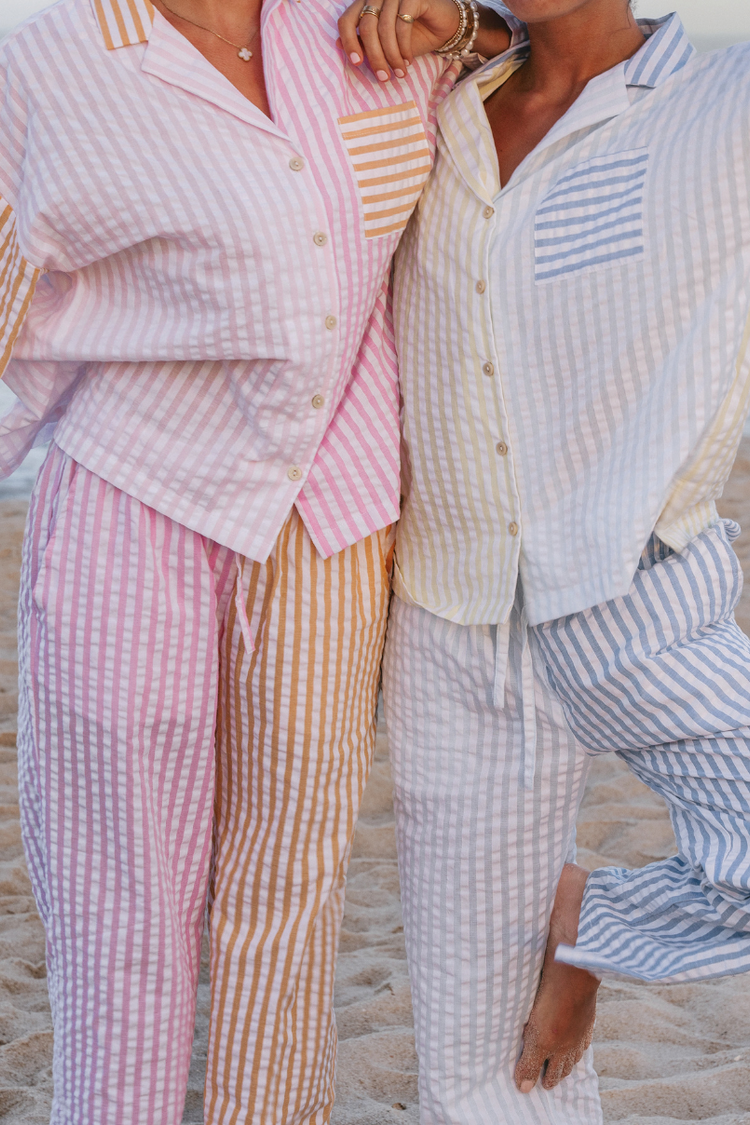 Tri-Stripe Pajama Set – STARFIT