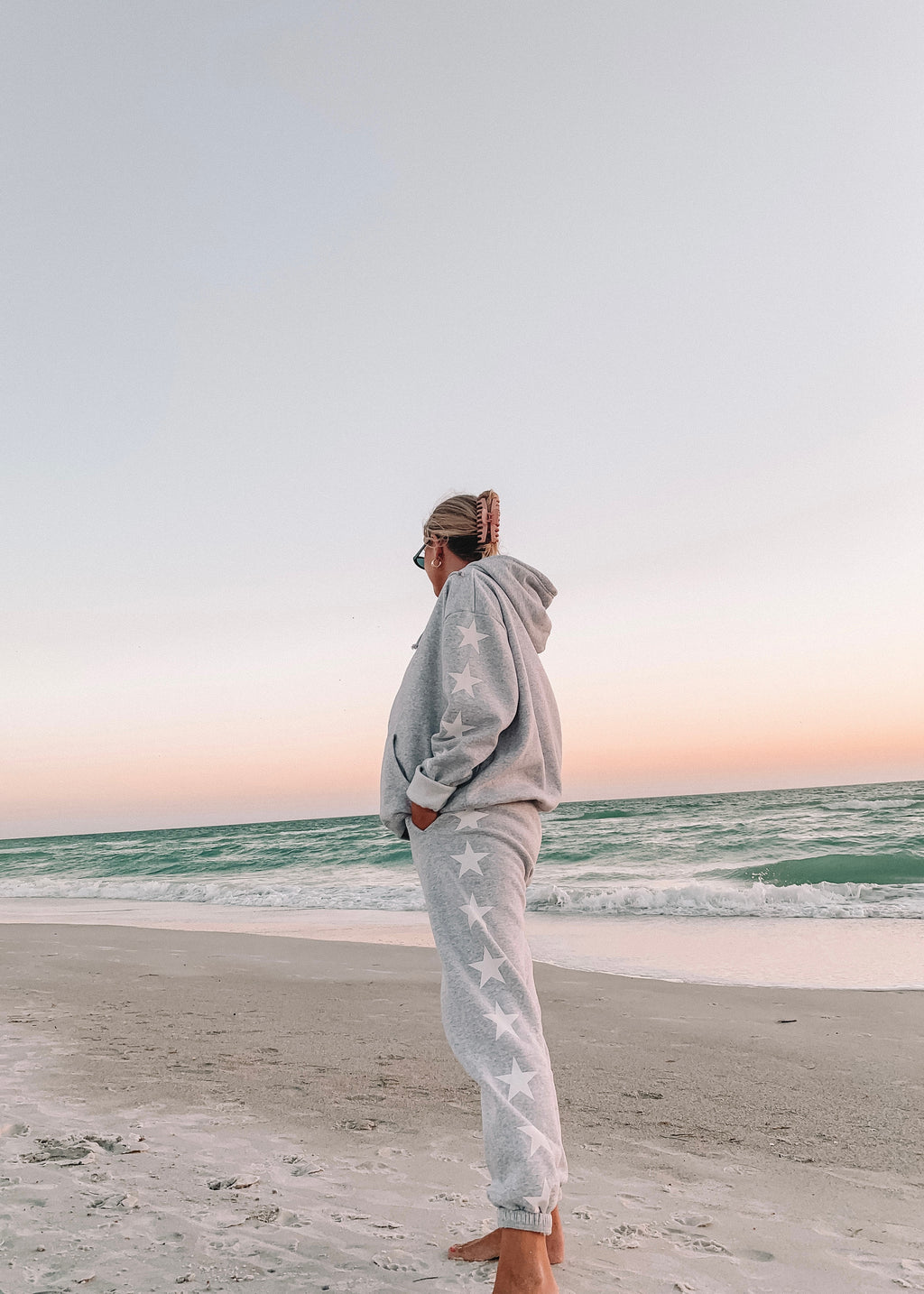 Gray Star Side Sweats – STARFIT